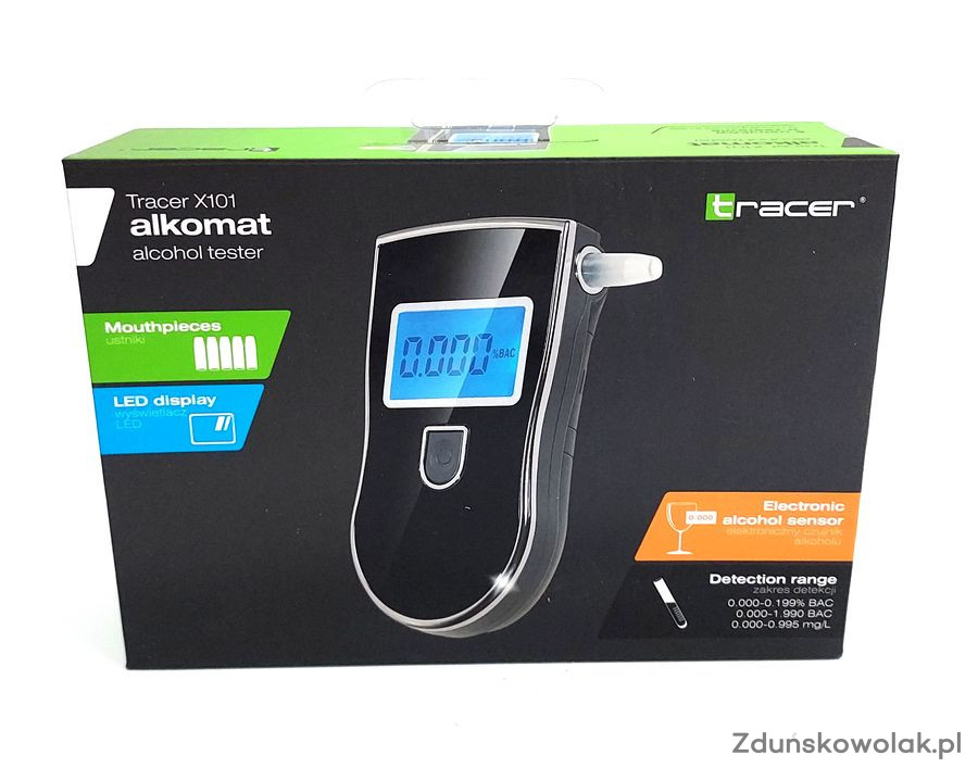 Nowy Alkomat Tracer X101 - Zdunskowolak.pl